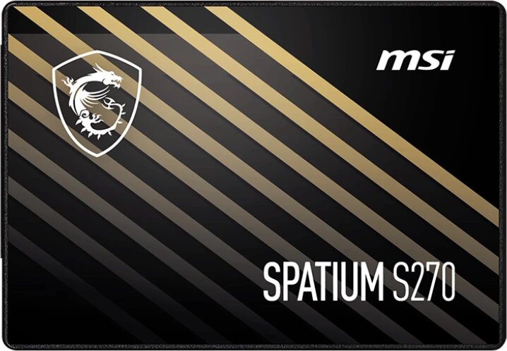 SSD MSI Spatium S270 480 ГБ, оригинал, гарантия 1 год