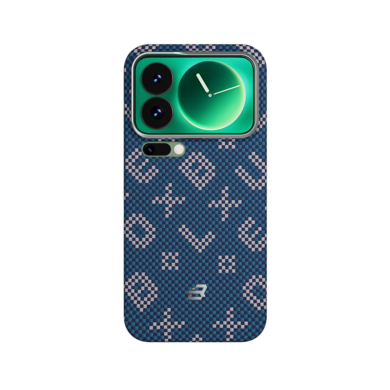 BLUEO Blue Ape Xiaomi 17 Pro Max магнитный кейворл арамидный деловой чехол Версия：Xiaomi 17 Pro MaxЦвет：Голубые волны