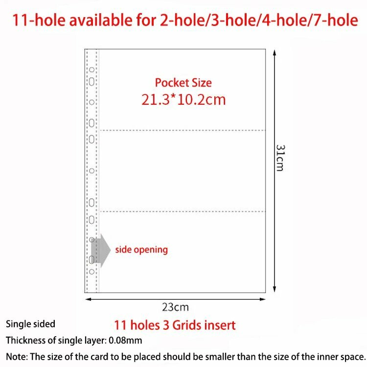 Органайзер для карт 11-hole, 3 grids, 10 шт.