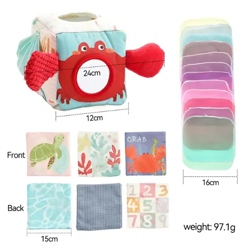 Развивающая игрушка-коробка Cloth Busy Box 02