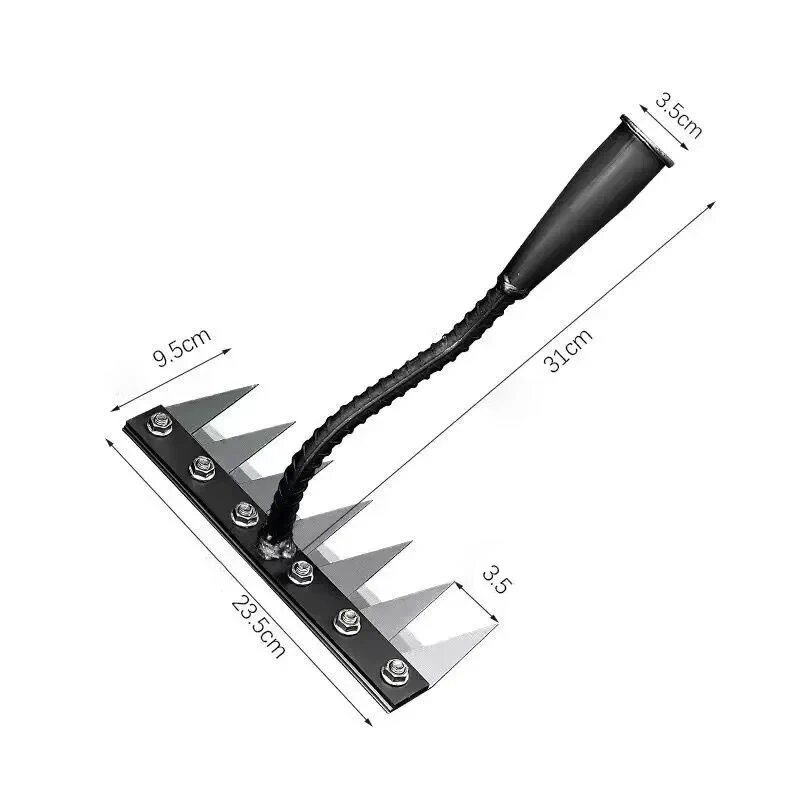 Садовые грабли Seven-tooth, 23.5x9.5x35x31см