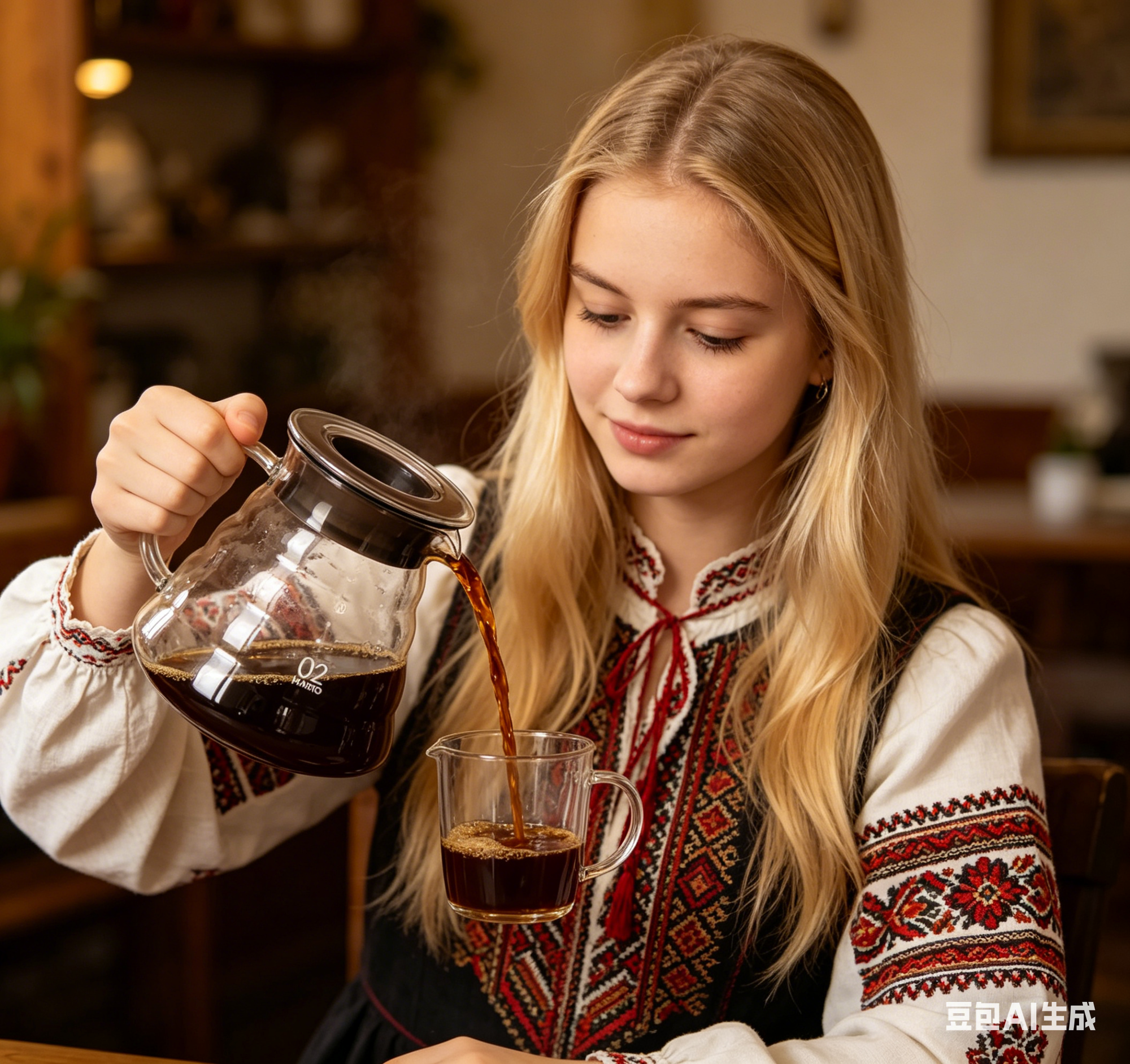 Сервировочный чайник Nova Home Textile HARIO XGS-INT-02TB, со стеклянной ручкой, 600мл
