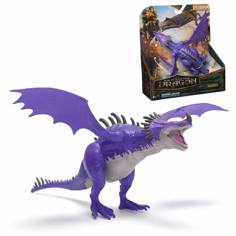 Дракон Spin Master How To Train Your Dragon SKRILL / 9-дюймовая Фигурка Дракона, Детские Игрушки Для Мальчиков В Возрасте От 4 Лет И Старше