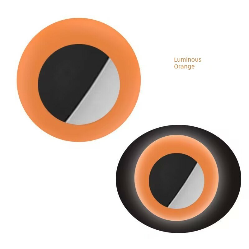 Чехол защитный для Apple AirTag - Оранжевый с неоновым покрытием, силиконовый чехол для трекера Apple AirTag