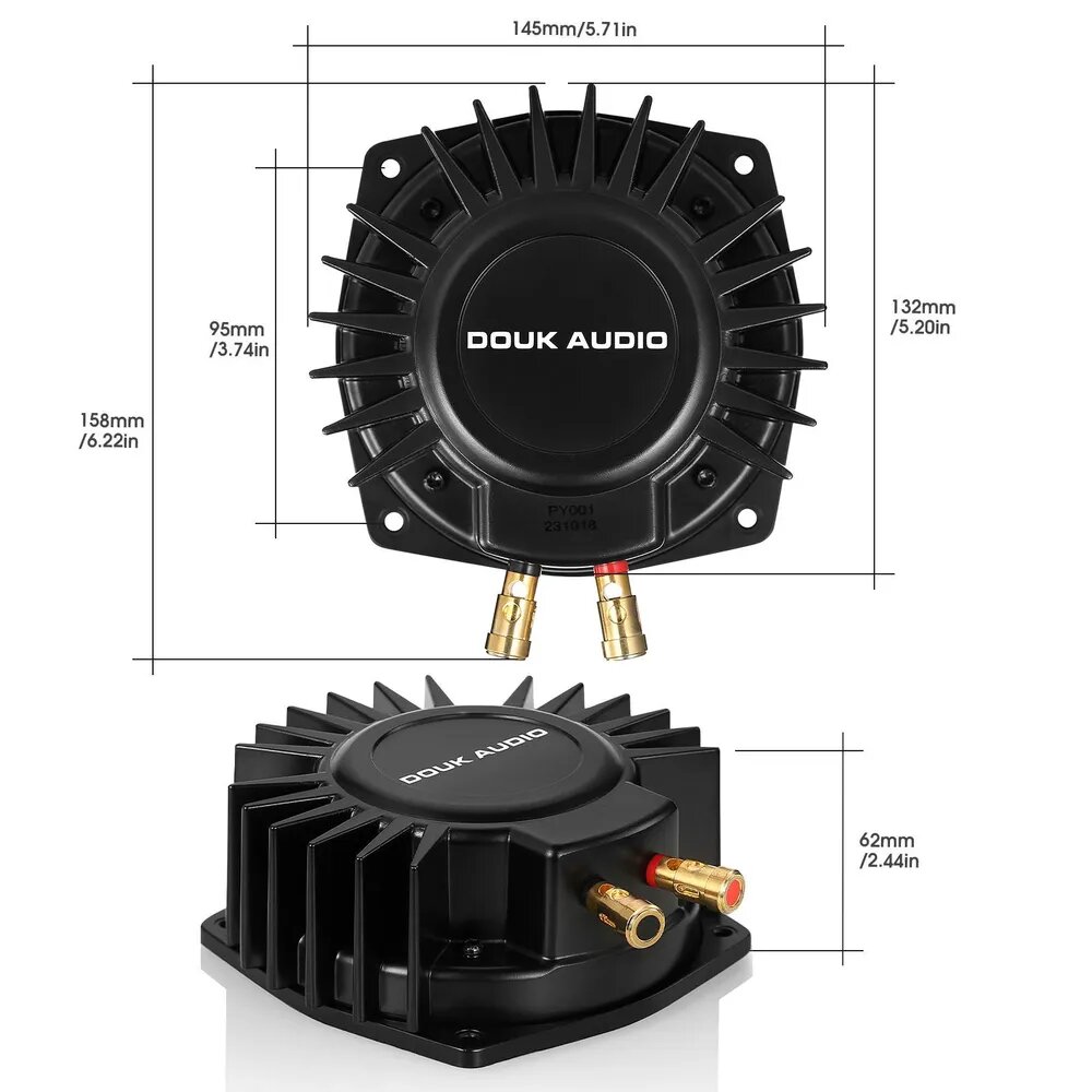 Douk Audio BS-1 50Вт Bass Shaker Басс - пушка Преобразователь Buttbickers Игровой динамик