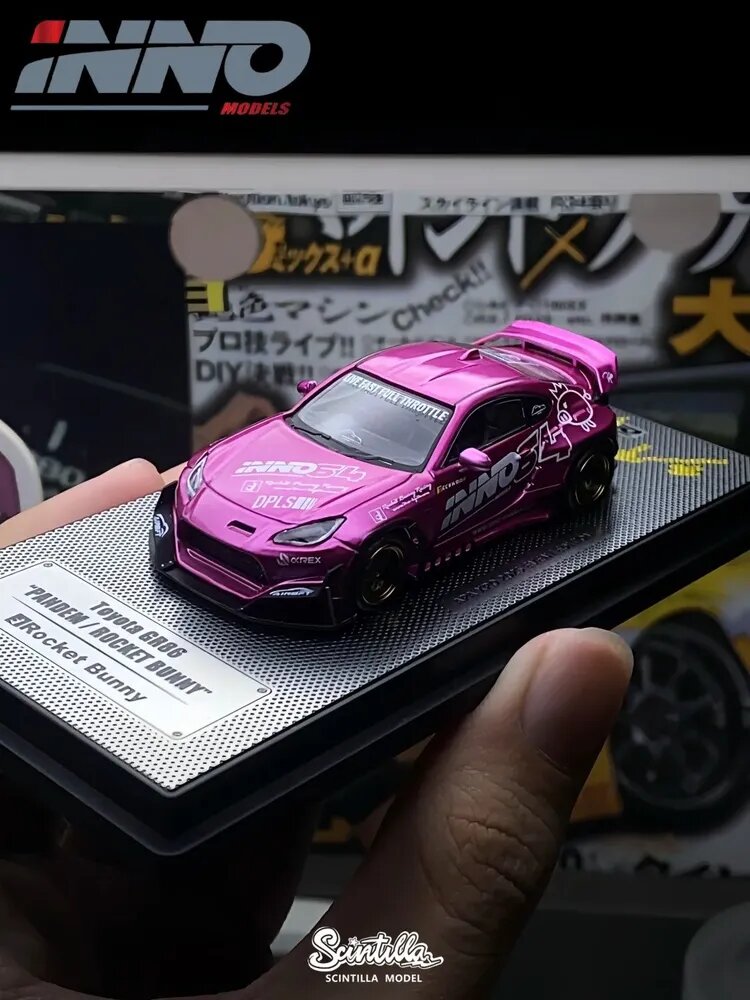 Машинка Inno 1/64 #PANDEM ROCKET BUNNY APA XPO 2025 EVENT EDITION Alloy Car Model Collection Gift