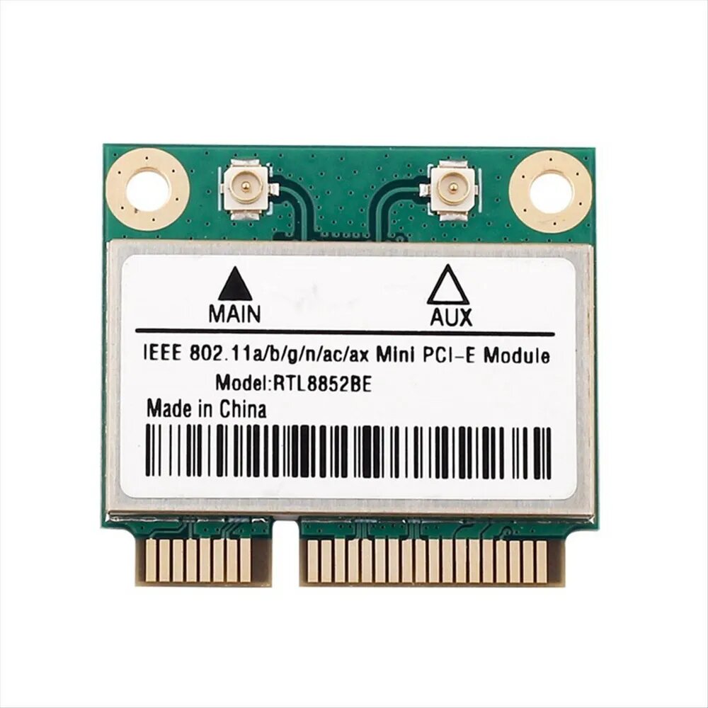 RTL8852BE Сетевая Карта WiFi 6, 1800 Мбит/С, BT 5.2, Двухдиапазонная