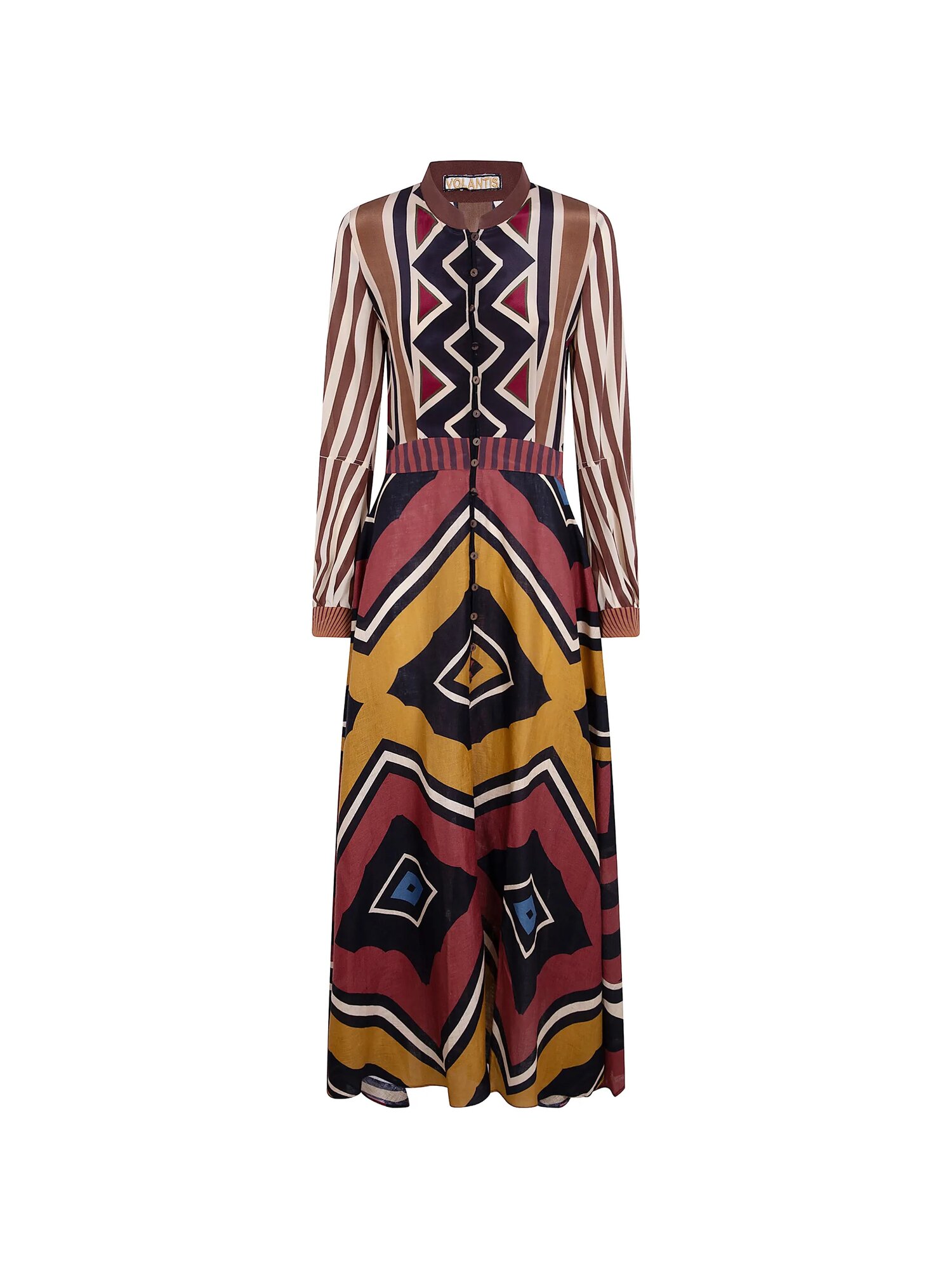 Комбинезон Leopard geometric-print silk jumpsuit