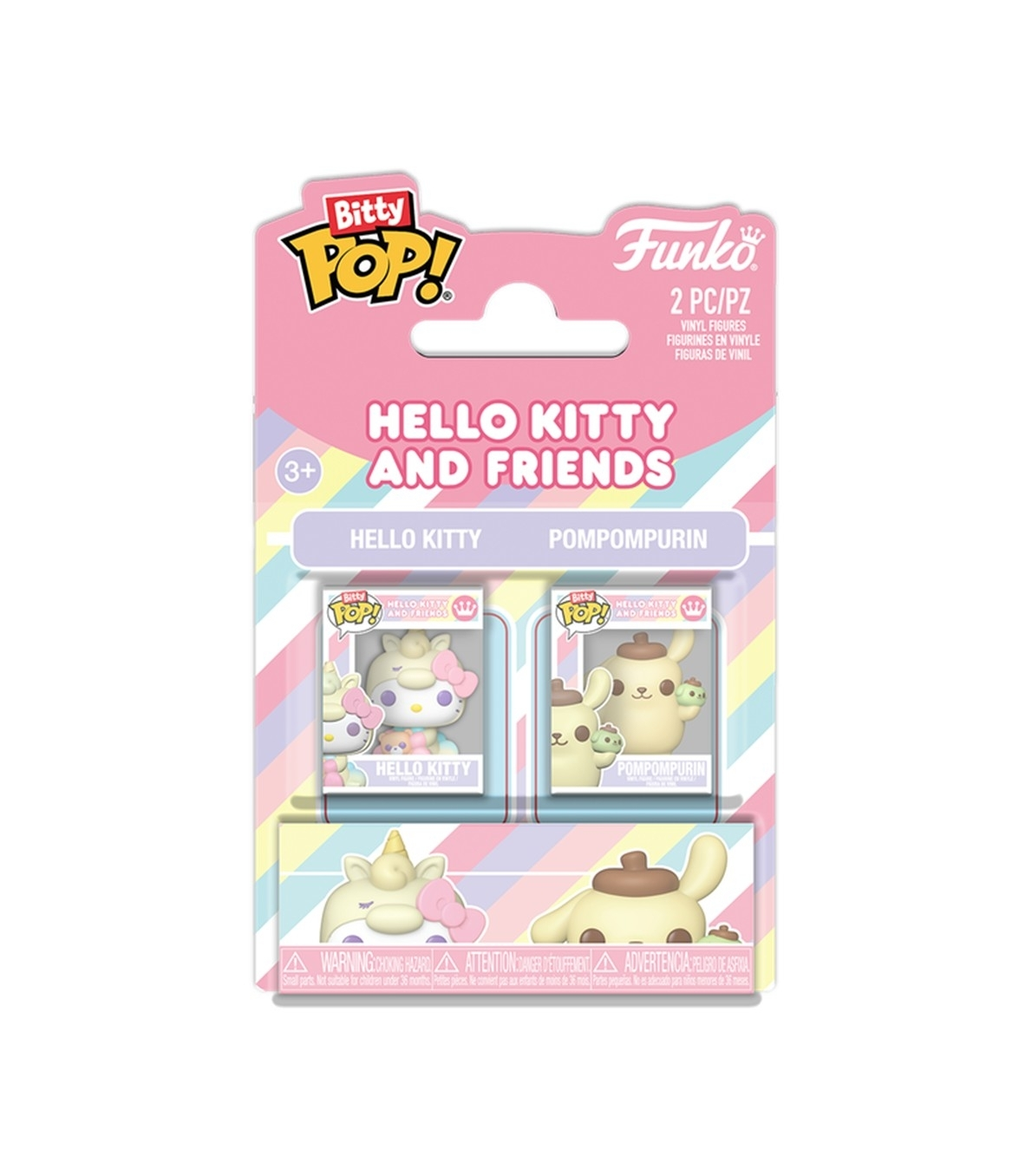 Набор фигурок Funko POP! Bitty Hello Kitty & Pompompurin 94212 Хеллоу Китти и Помпомпурин, 2 шт