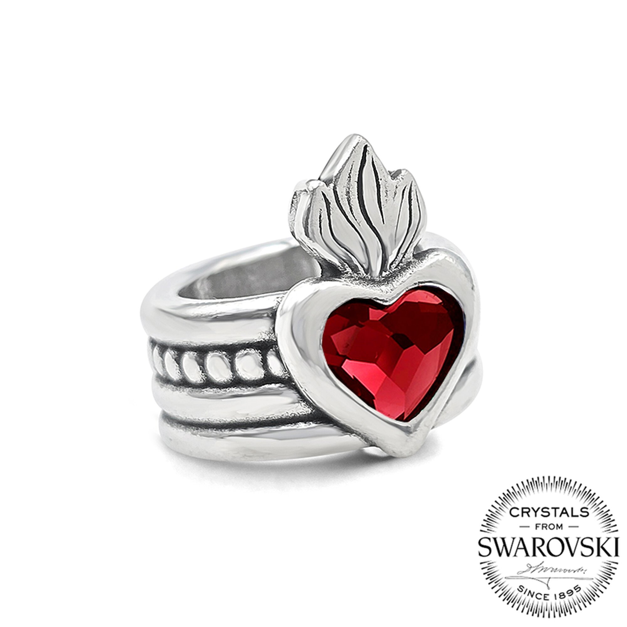 Кольцо, кристаллы Swarovski