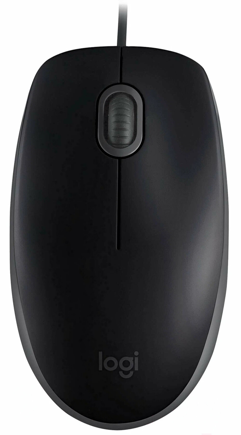 Мышь проводная LOGITECH компьютерная M110 Sile черный/серый