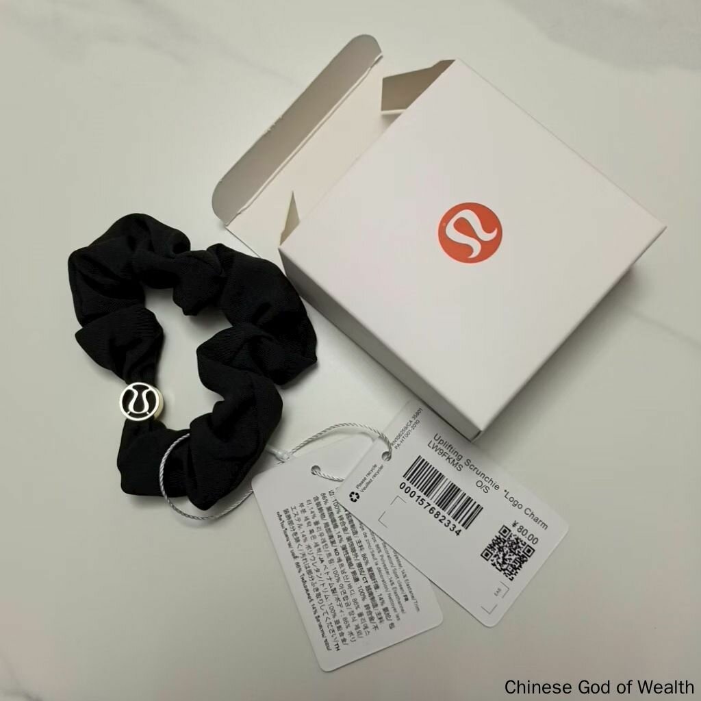 Lululemon Элегантные объемные резинки для волос "Пышный бант" трендовые аксессуары, эластичные и мягкие, минималистичный дизайн, подарок для женщин
