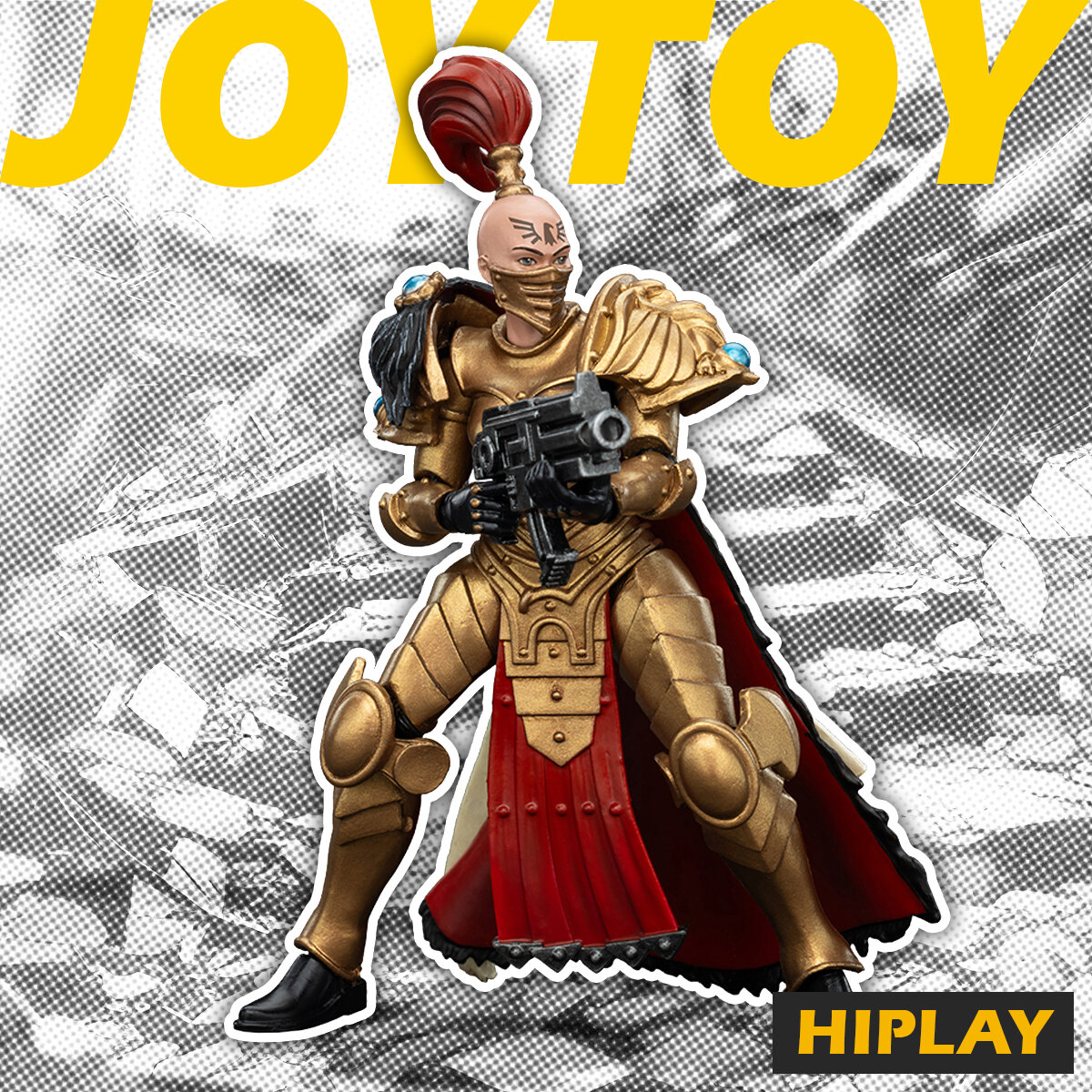 HIPLAY JOYTOY Warhammer Сёстры Безмолвия Argent Lynx Vigilator Cadre Vigilator 1 JT00836 1/18