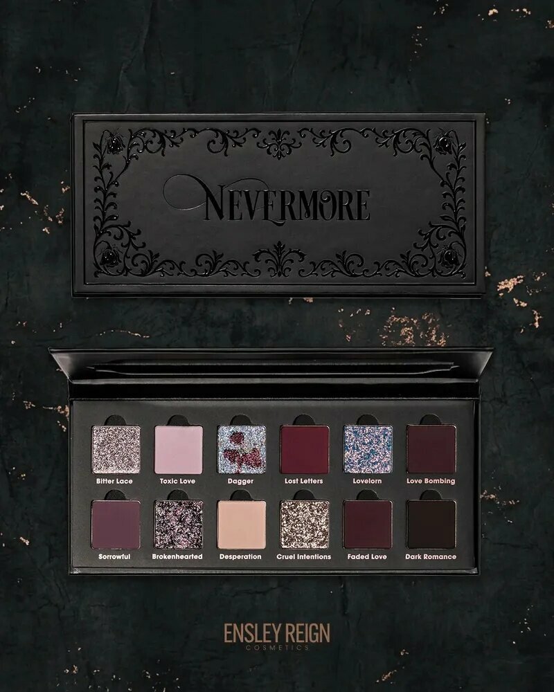 Палитра теней для век ENSLEY REIGN , США - Nevermore