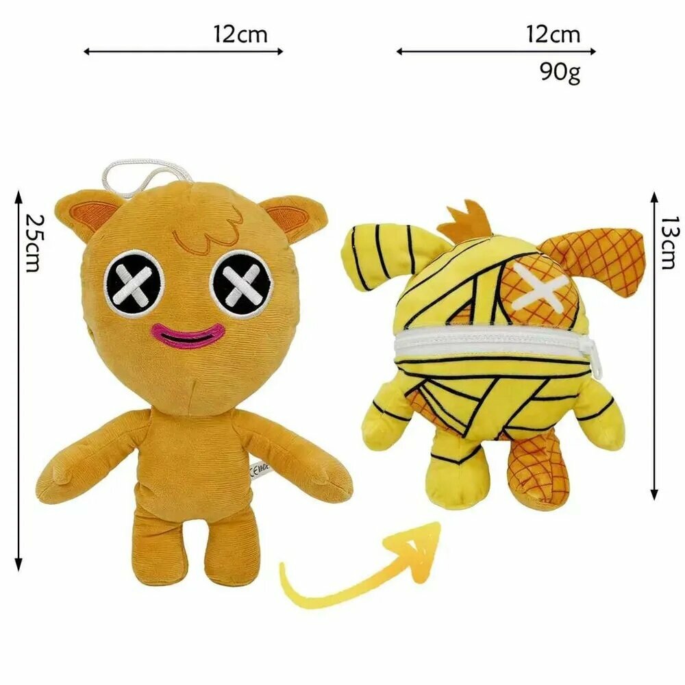 Мягкая игрушка поппи плейтайм Dizzy Booboo 25cm/Poppy playtime Wrongside Outimals plush toys