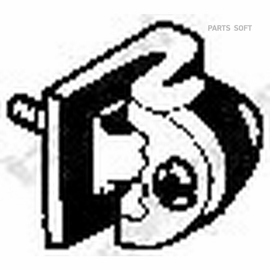 BOSAL 255-541 Крепление глушителя citroen c3, peugeot 207 1.4hdi, 1.6hdi 05> BOSAL 255-541