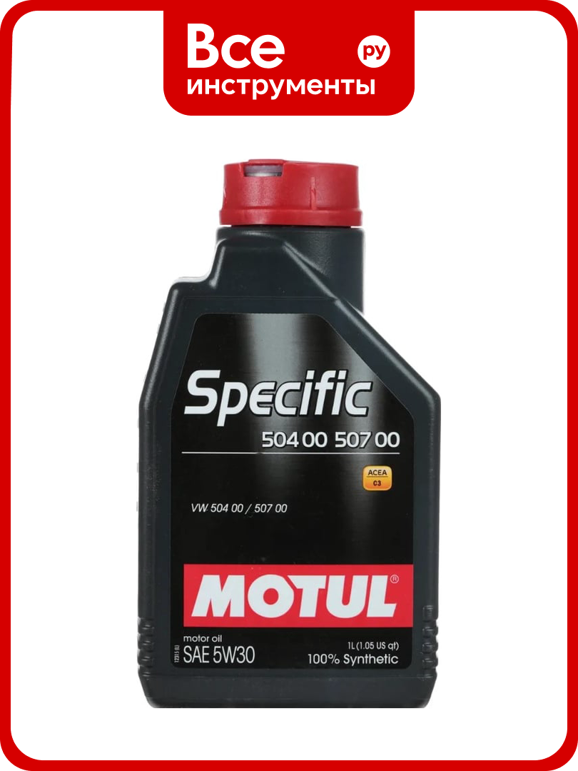 Моторное масло MOTUL SPECIFIC 504 00 507 00 5W30 1 л, современных автомобилей концерна