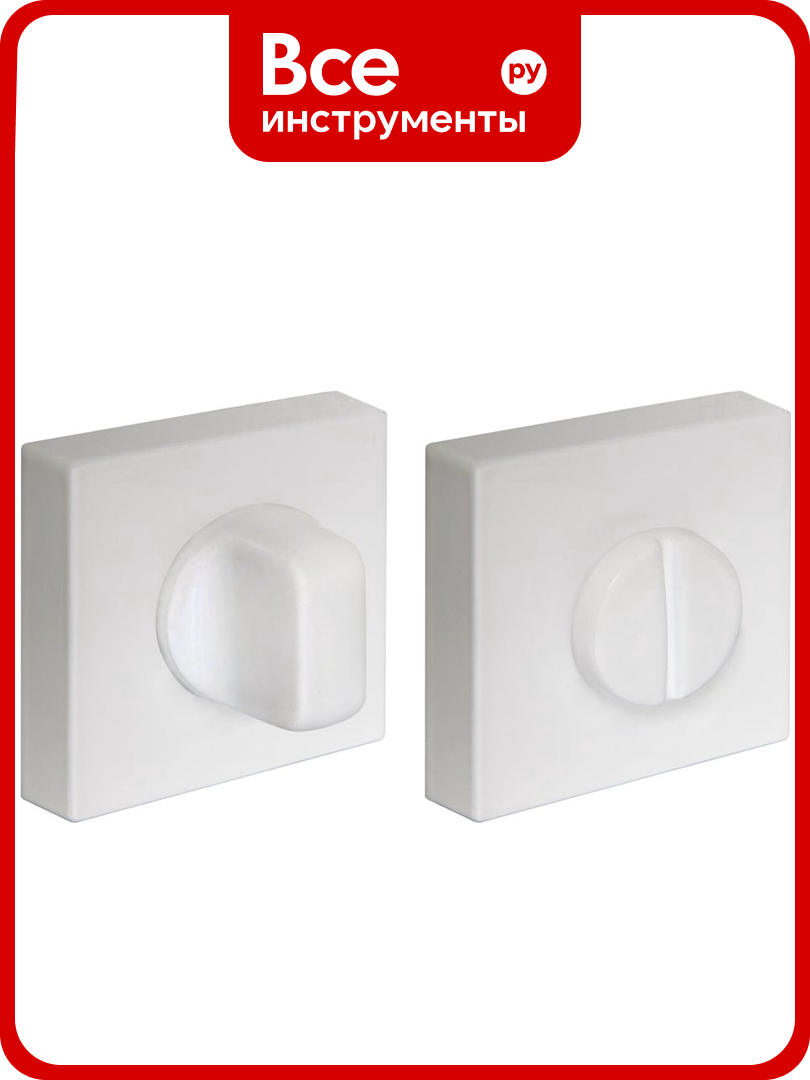 Поворотная ручка Fuaro BK6 DM WH-19 белый 43023