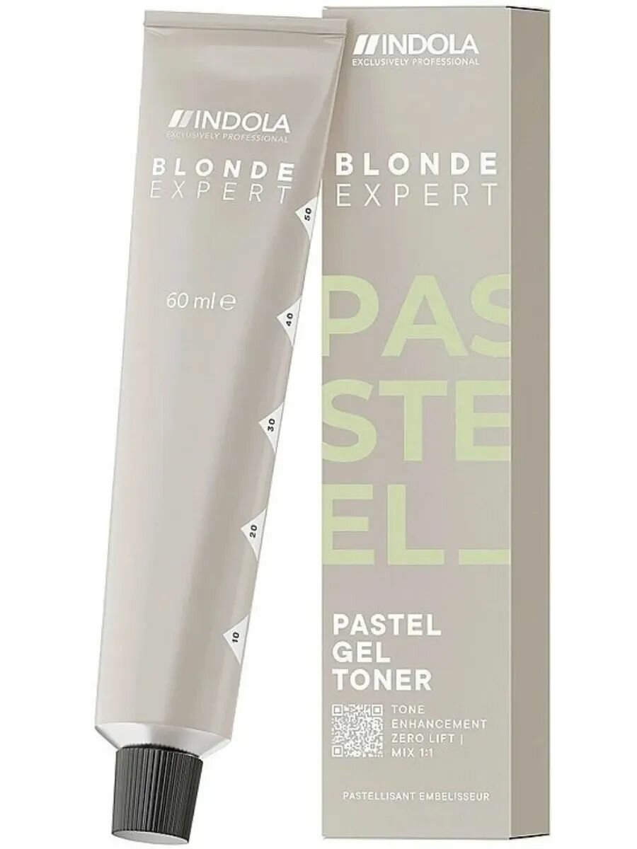 Indola Blonde Expert Pastel Gel Toner G.22 Интенсивный жемчужный Краска для волос тонирующая 60 мл