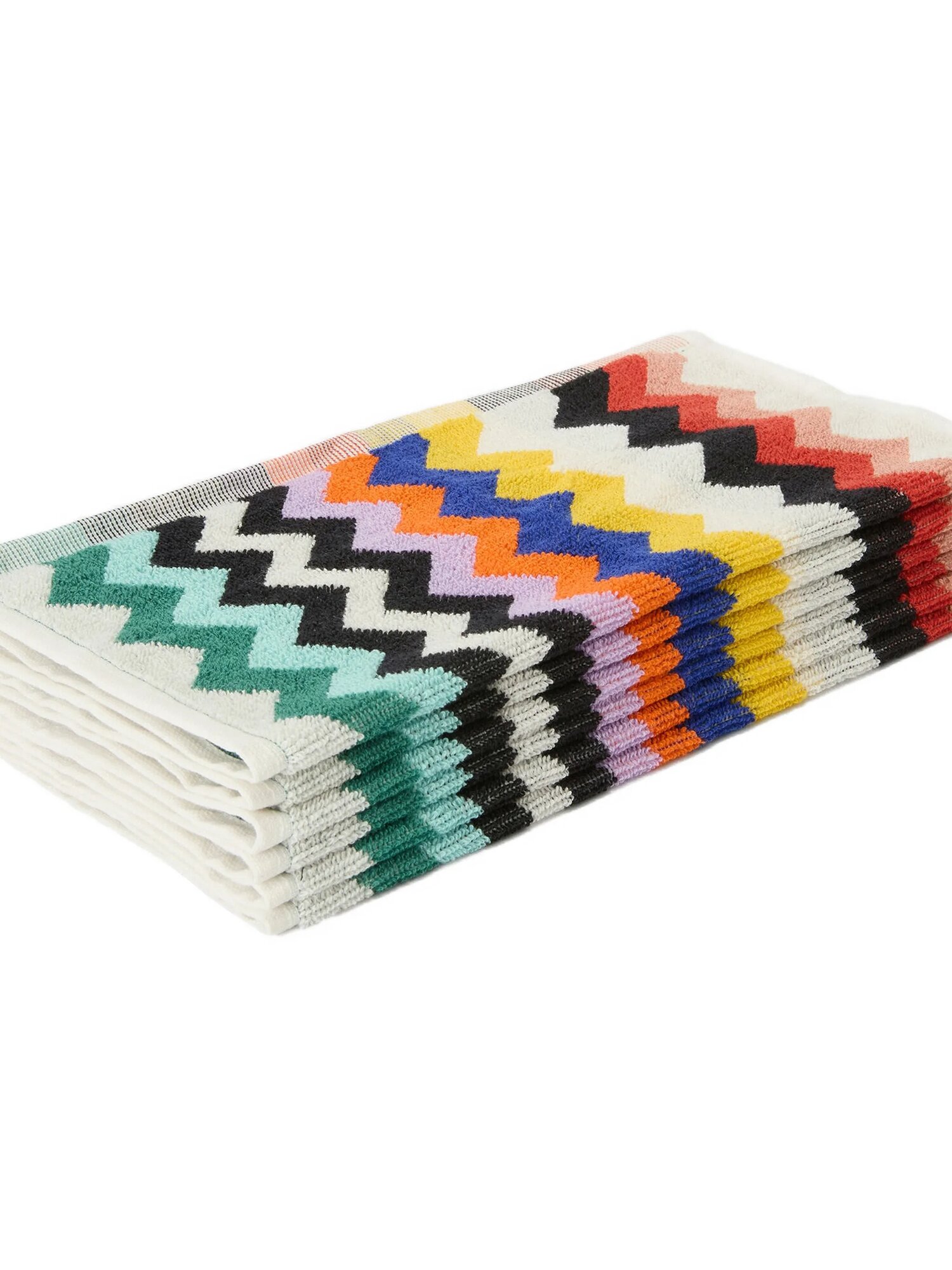 Халат Missoni Home Zig-zag face towels, размер OneSize, white — фото 1