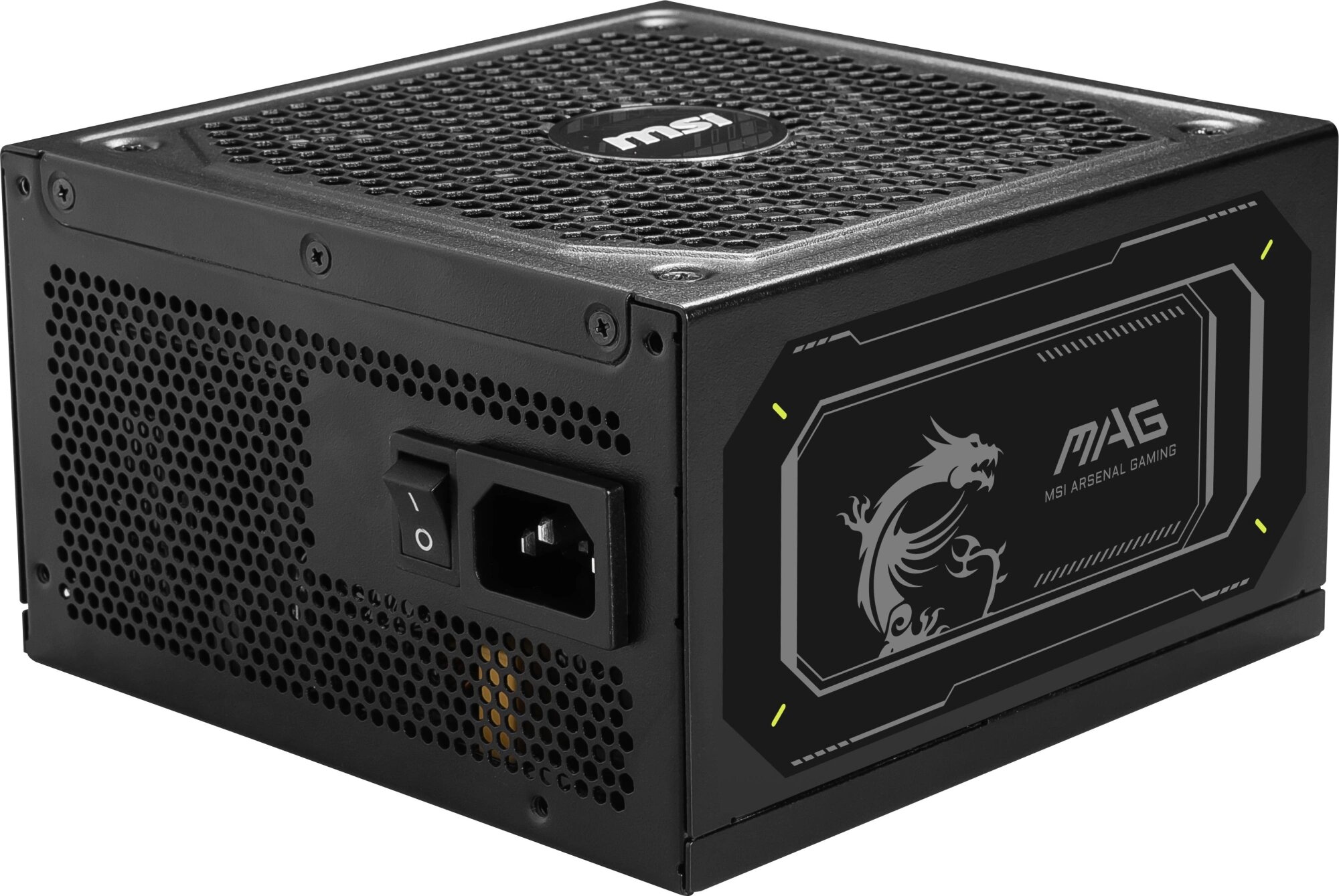 Блок питания MSI ATX 1000W MAG A1000GL PCIE5 80+ gold (20+4pin) APFC 135mm fan 15xSATA Cab Manag RTL