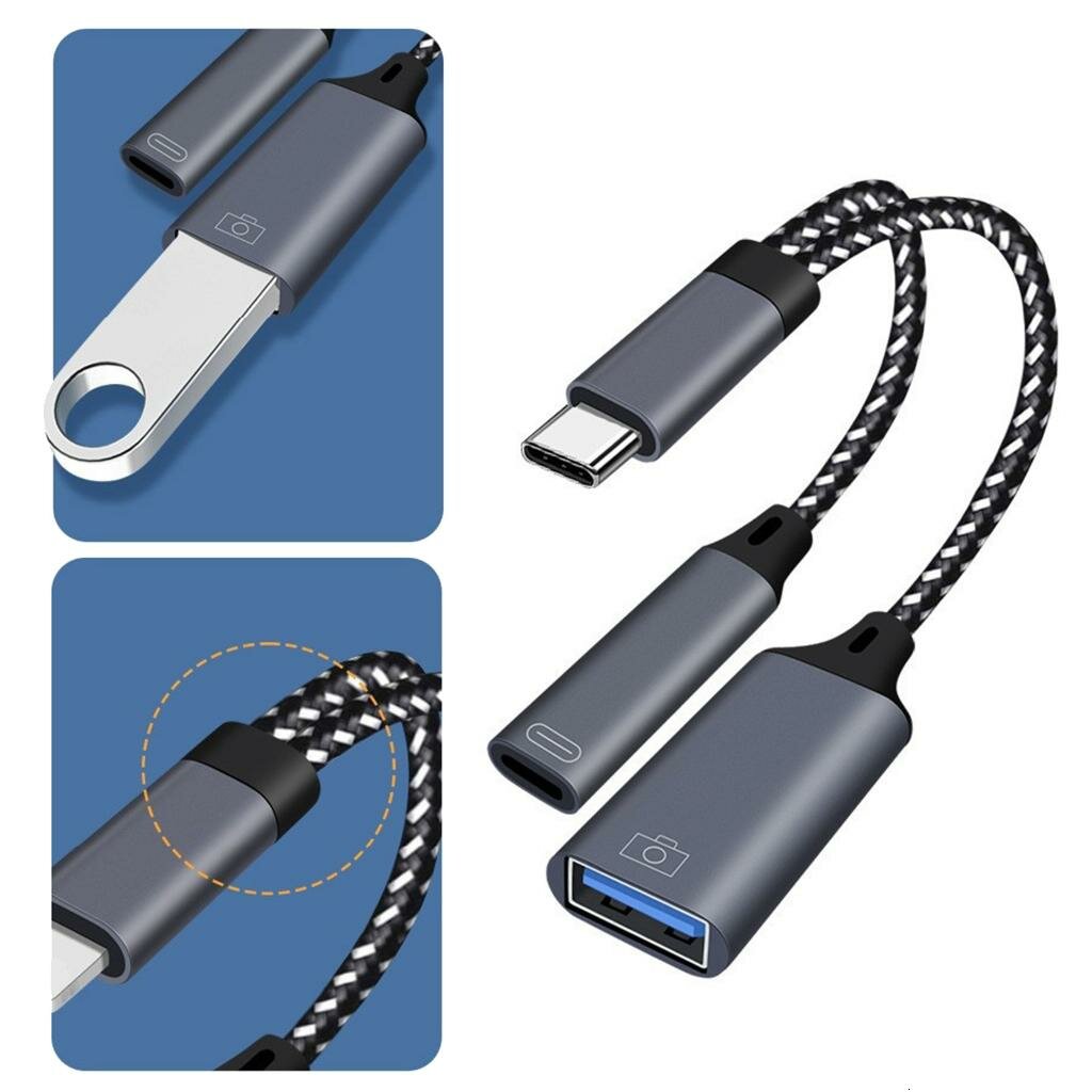 USB-C Y-адаптер OTG — фото 1