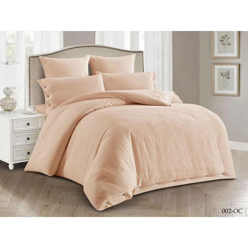 Постельное бельё Cleo 41/002-OC, Organic Cotton, семейный комплект, хлопок, плотность 130, подарочная упаковка