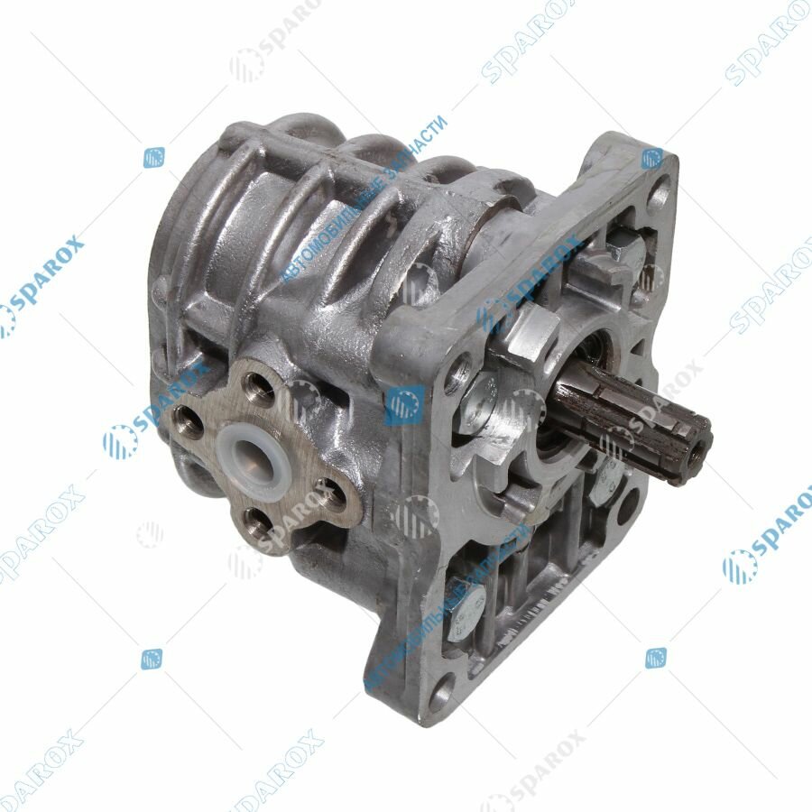 Насос НШ 10У-3Л (6 шл.) левый плоский (BELAR, Союзгидравлика) GP 2BM10L-A101A