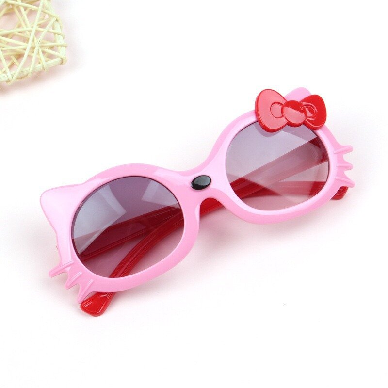 Sanrio Hello Kitty солнцезащитные очки мультфильм милый реквизит для фотосъемки KT Cat модные солнцезащитные очки Kawaii детские украшения праздничные подарки