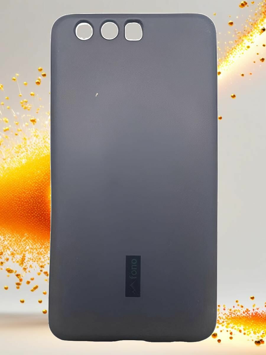 Чехол силиконовая матовая для Huawei P10, черный