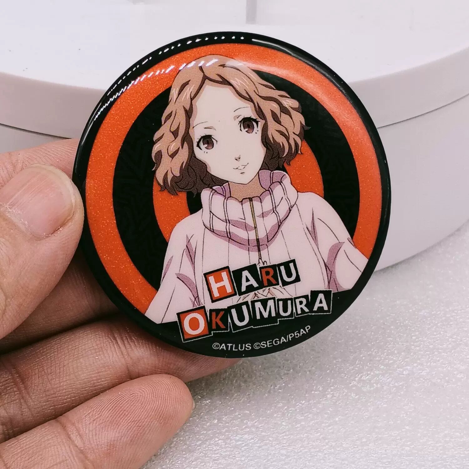 Оригинальные разобранные бейджи-сюрпризы из Persona 5 с двойным световым эффектом — Рюдзи Сакамото, Рен Амамия 11