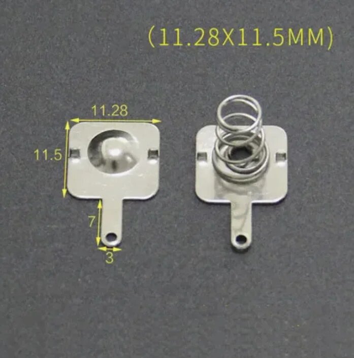 Пружинные контакты для батарей 20 шт AA 11.28X11.5MM