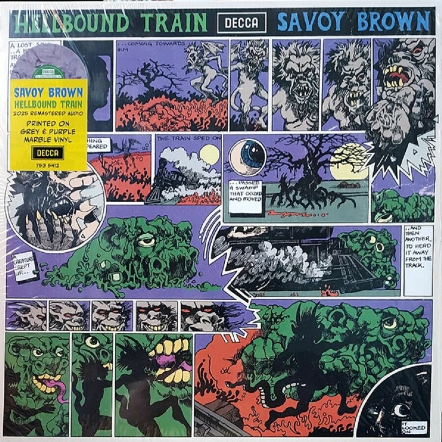 Savoy Brown. Hellbound Train (LP, Reissue, Remastered, Stereo, Grey & Purple Marble Vinyl/Виниловая пластинка)