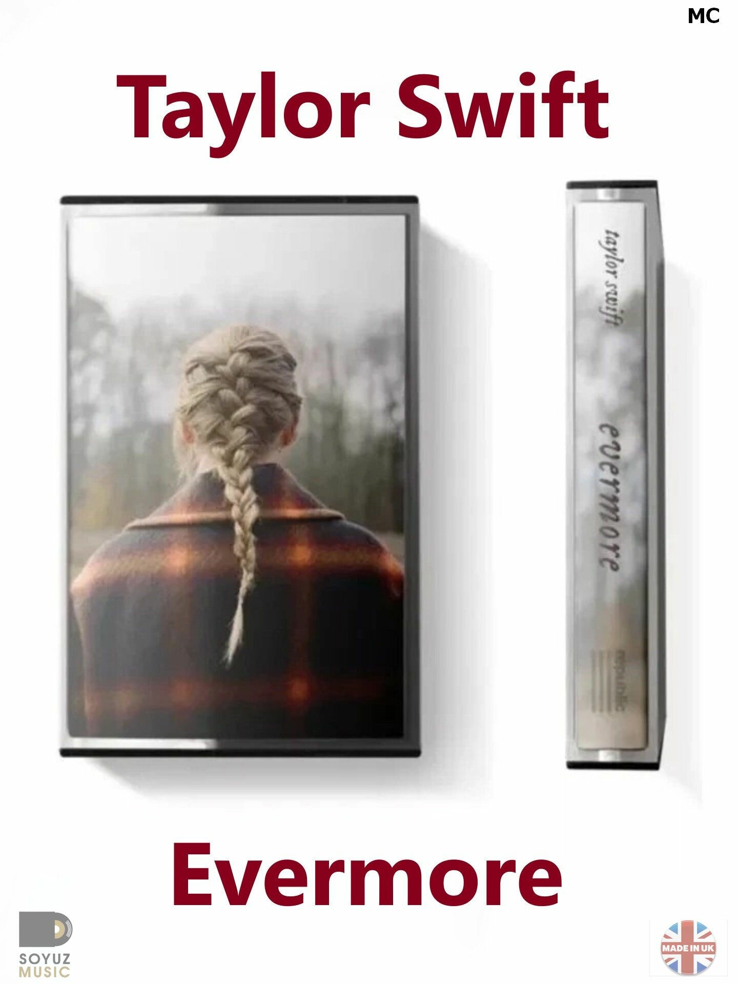 TAYLOR SWIFT. Evermore (MC/Аудиокассета/Импорт UK)