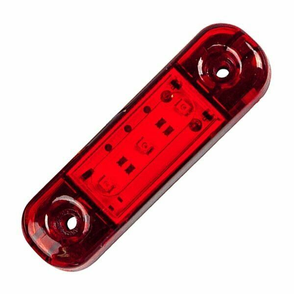 Фонарь габаритный прицепа ГФ22К LED красный, с проводом