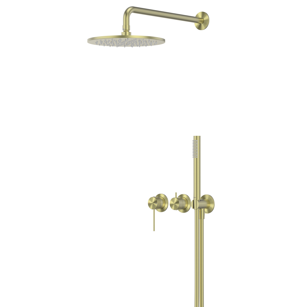 Душевая система Abber Emotion 316 AF8819BG брашированное золото