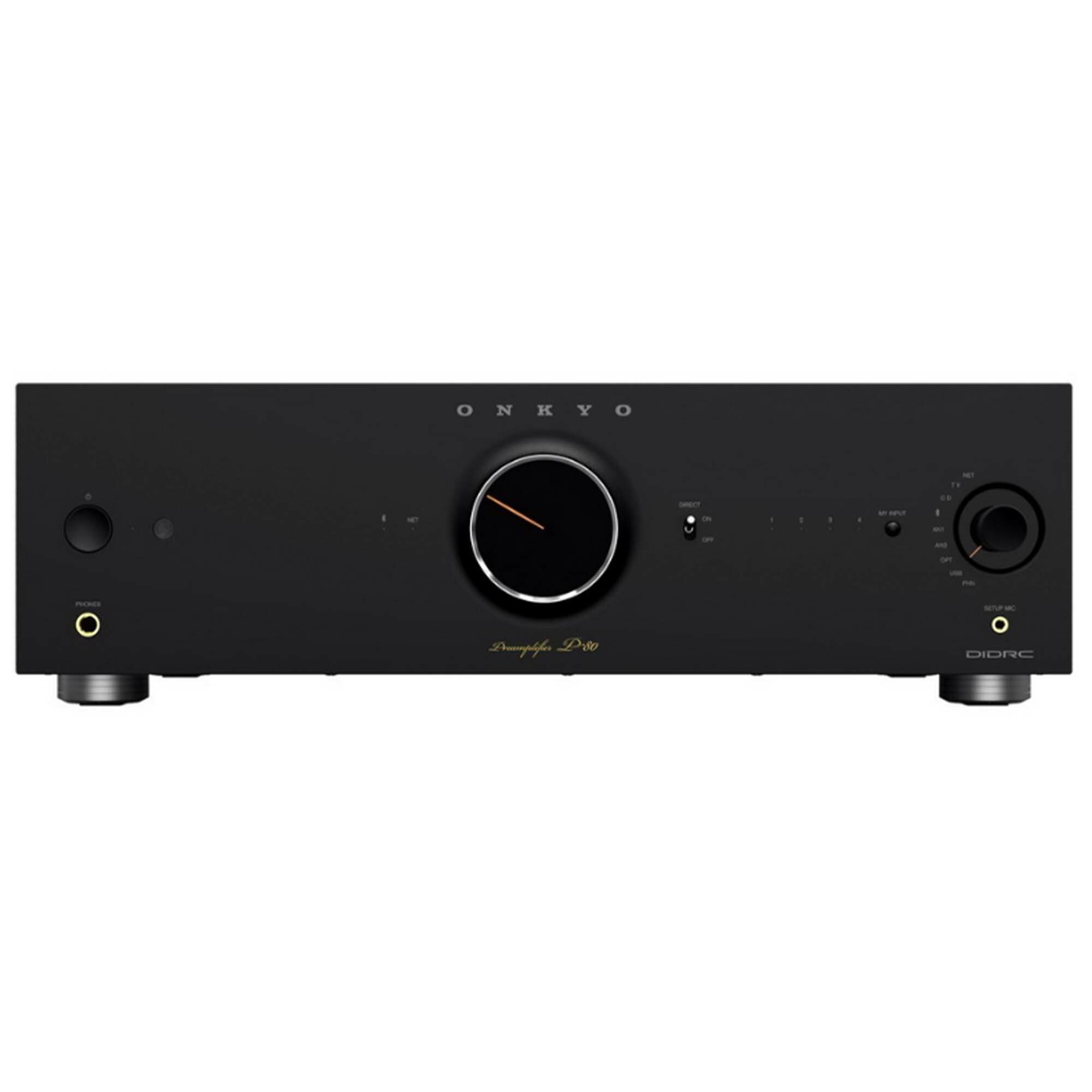Предварительный усилитель Onkyo Icon P-80 black, встроенный ЦАП AK4452