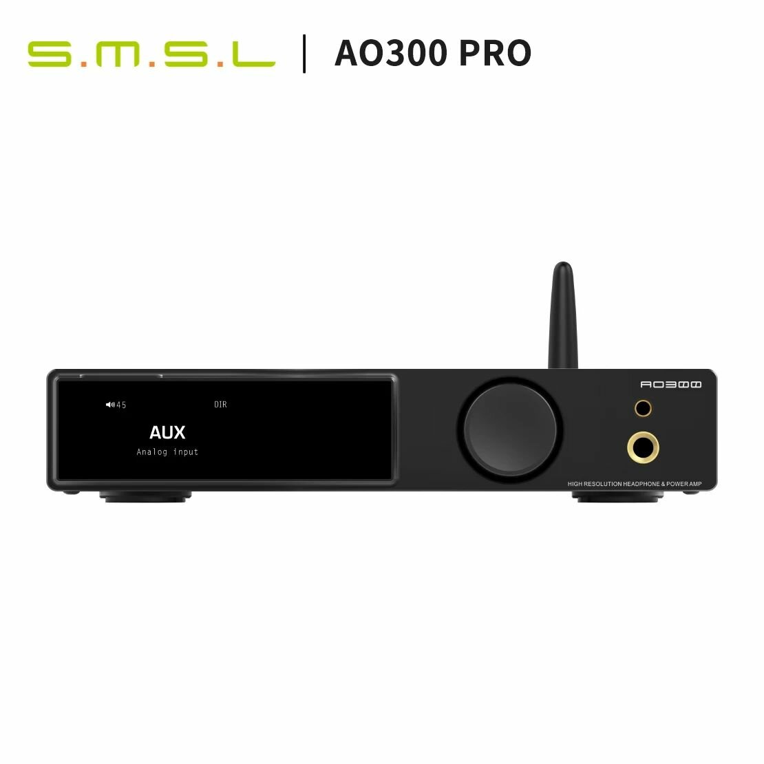 Усилитель мощности SMSL AO300PRO DAC для наушников, аудио высокого разрешения и Bluetooth PCM32 бит 768 кГц