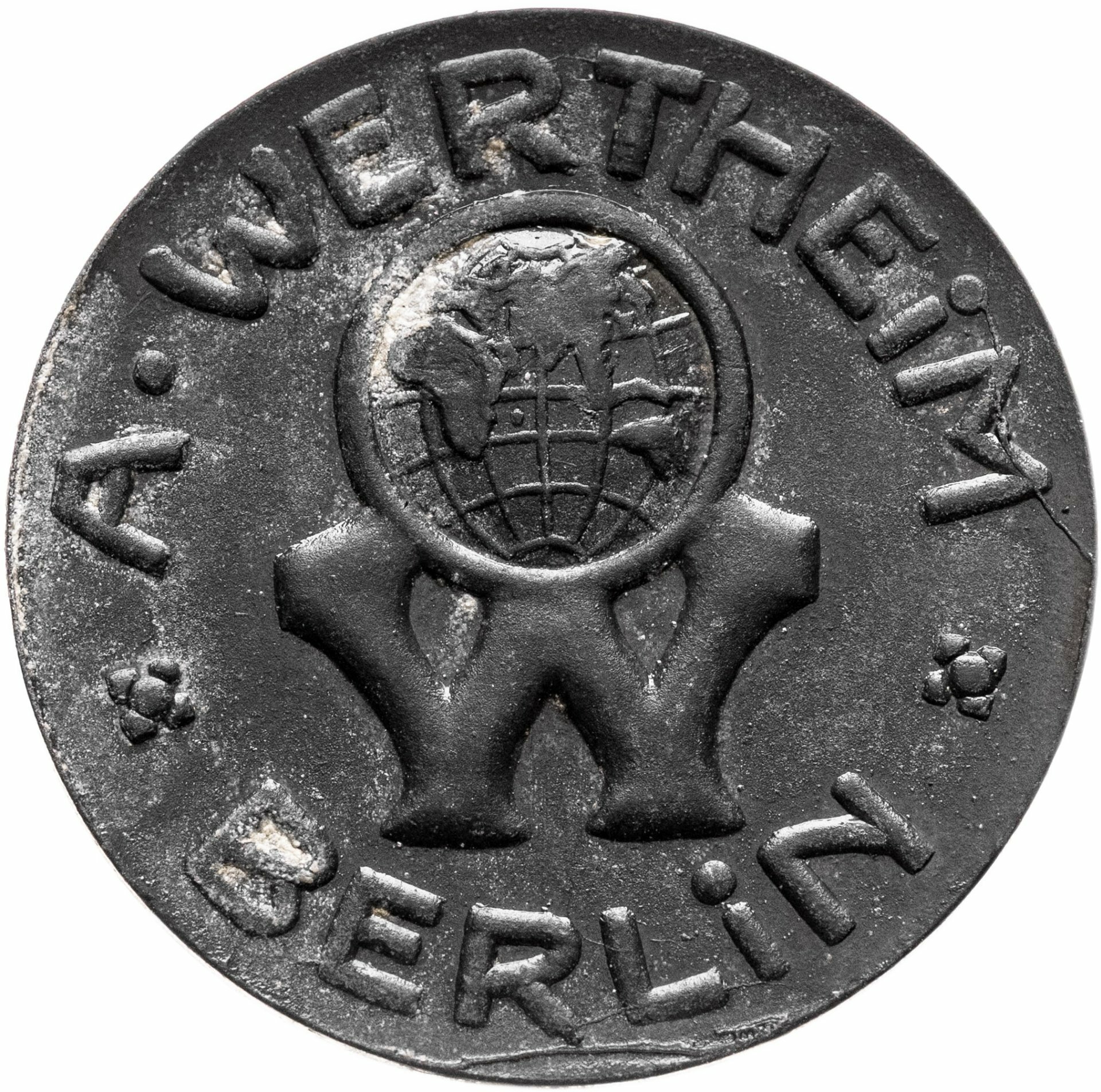 Германия, Вертхайм 50 пфеннигов 1917-1921, Цинк, в сохранности AU
