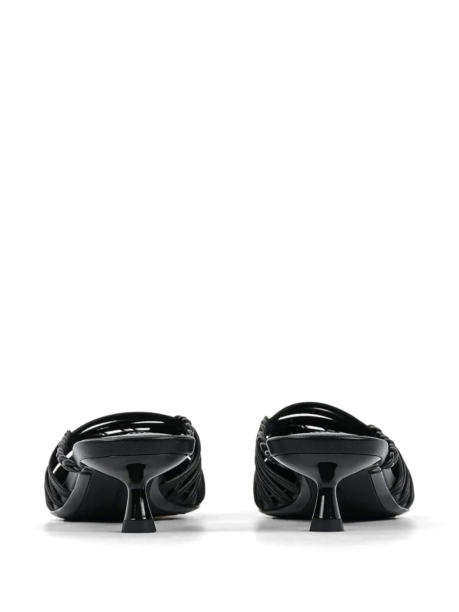 Мюли Karl Lagerfeld Caged pointed-toe mules, размер 36, black/black — фото 1