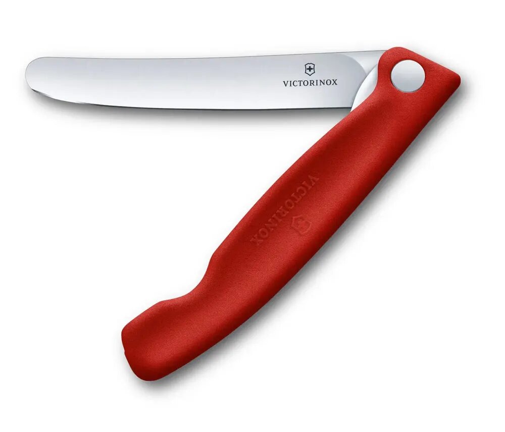 VICTORINOX Swiss Classic Picnic Knife 6.7801. FB Складной нож для пикника с прямым лезвием 130мм в подвесной упаковке Красный