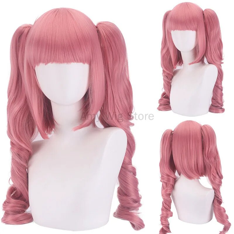 Розовый парик для косплея Perona, S, wig 2