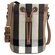 Сумка BURBERRY, фактура плетеная, коричневый