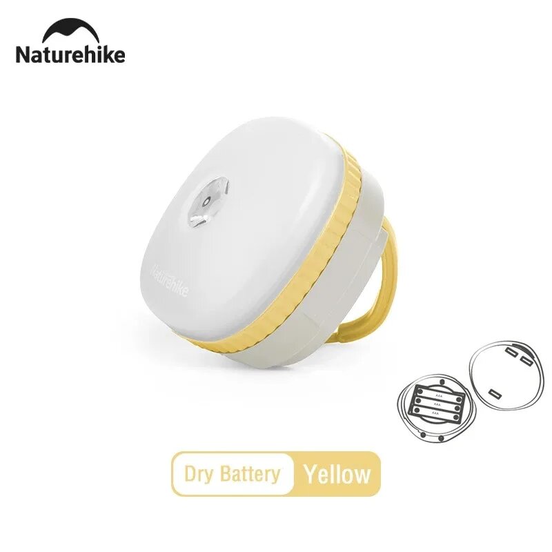 Перезаряжаемый Светодиодный Фонарь Naturehike С USB, Водонепроницаемый, Сверхлегкий, Портативный, С Магнитным Крючком Для Пал.