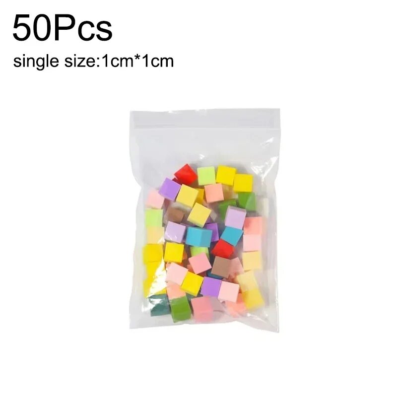 50шт мини блоки 1см*1см