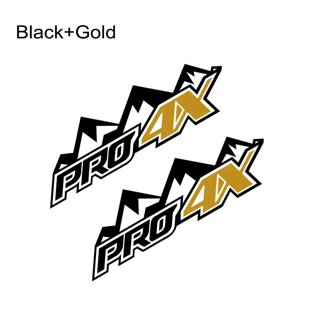 Наклейки Pro4X Black Gold на пикап