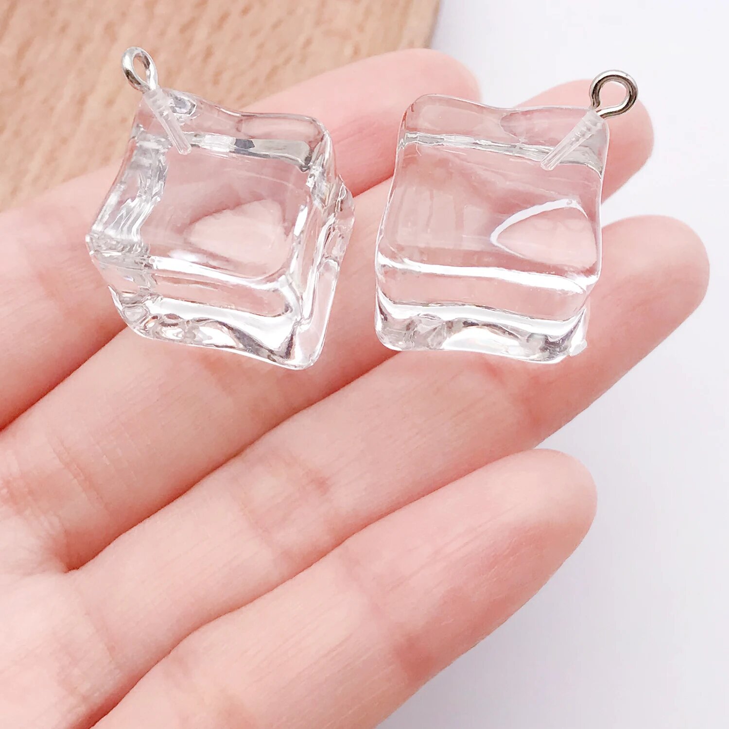 Миниатюры еды из резины (5/20 шт.) Серебряный, 24109-5pcs