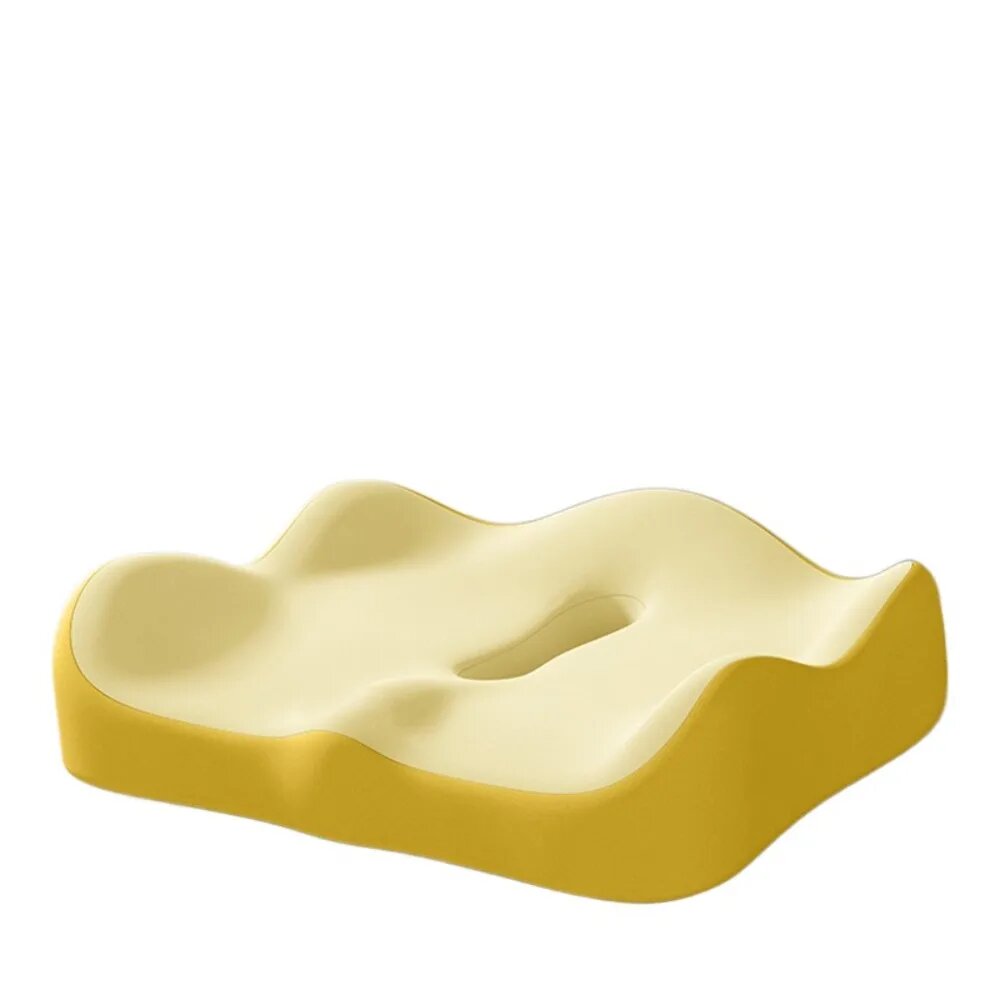 Подушка для копчика из мемори-пены Black Желтый, Yellow