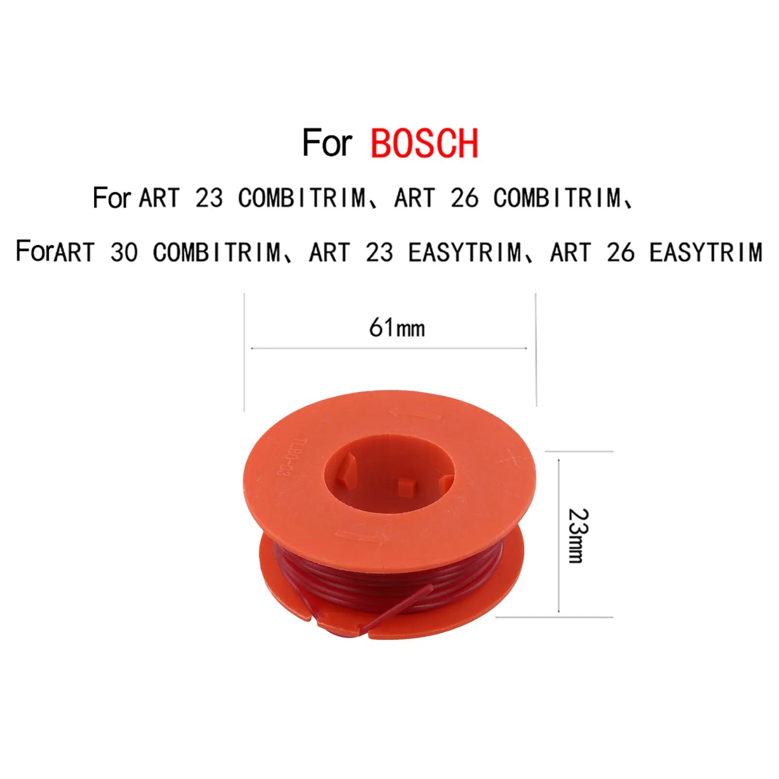 Катушка лески для триммеров Bosch ART 23, 26, 30, Easytrim, Combitrim F016800175