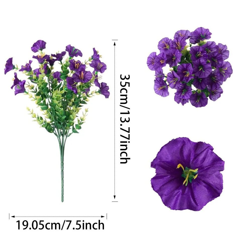 Искусственный цветок ипомеи 35 см шелковый Purple